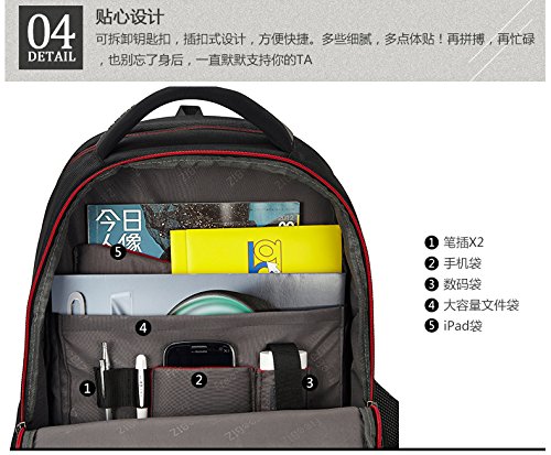 Freebiz Business, Travel & Sports Water Repellent Polyester Laptop Backpack With Adjustable Laptop Bag