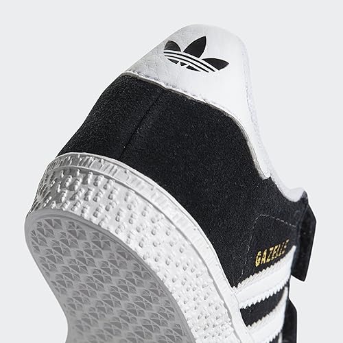 adidas Originals Kids Gazelle CF I Black/White/White 7 Toddler M