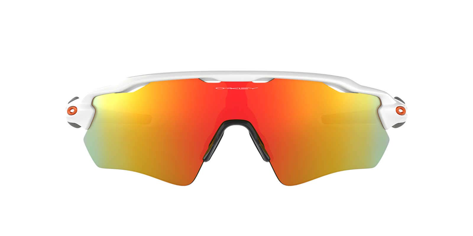 Oakley Men's OO9208 Radar EV Path Rectangular Sunglasses, Polished White/Fire Iridium, 38 mm