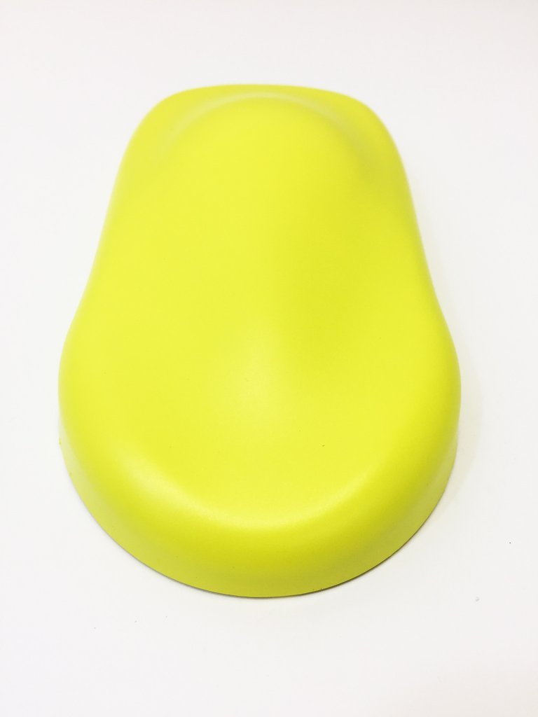 VViViD+ Matte Metallic Daytona Yellow Vinyl Wrap Roll (1ft x 5ft)
