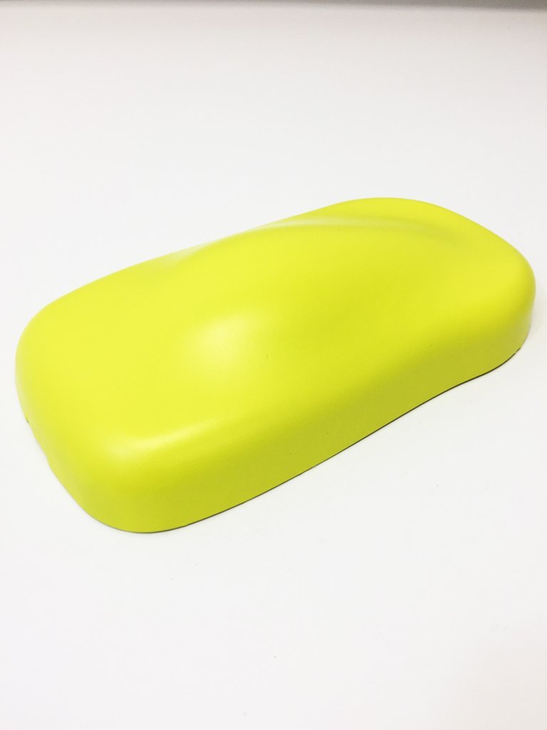 VViViD+ Matte Metallic Daytona Yellow Vinyl Wrap Roll (1ft x 5ft)