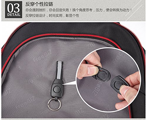 Freebiz Business, Travel & Sports Water Repellent Polyester Laptop Backpack With Adjustable Laptop Bag