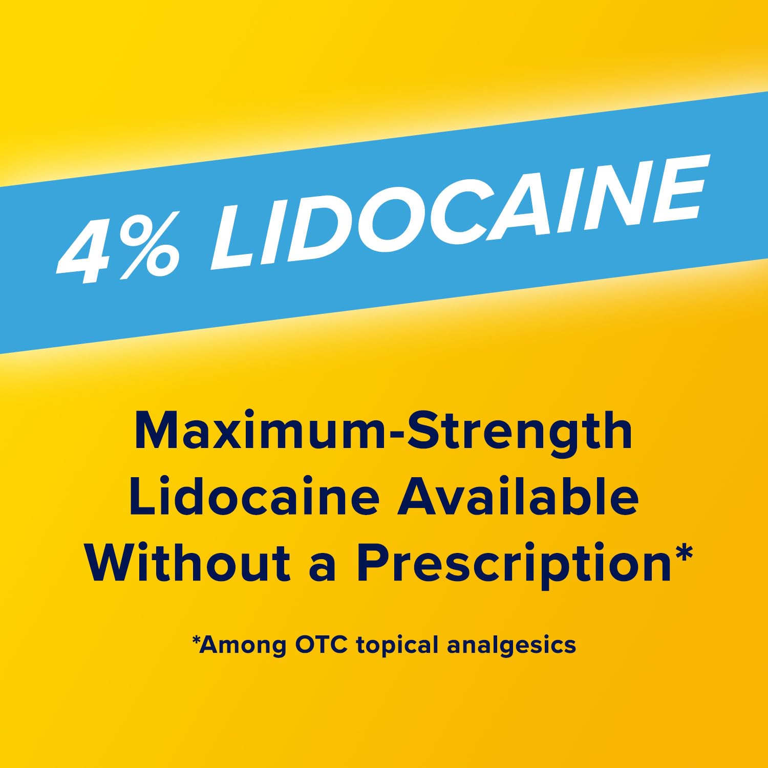 Aspercreme Max Strength Lidocaine Pain Relief Patch (5 Count) for Back Pain, Odor Free Pain Patches