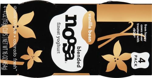 Noosa, Yoghurt Vanilla, 4 Ounce, 4 Pack