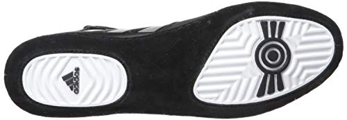 adidas Performance Men's Combat Speed.5 Wrestling Shoe, Black/Silver Metallic/Black, 10