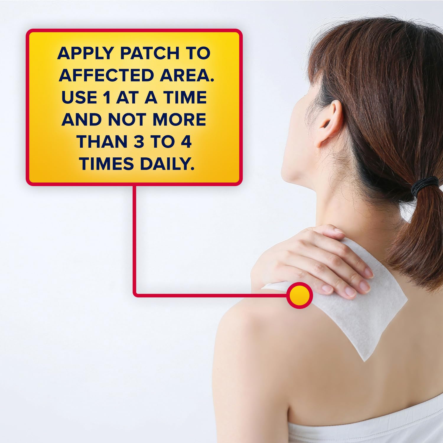 Aspercreme Max Strength Lidocaine Pain Relief Patch (5 Count) for Back Pain, Odor Free Pain Patches