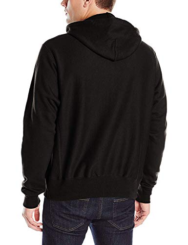 Champion Men's Reverse Weave Pullover Hoodie, Black, L