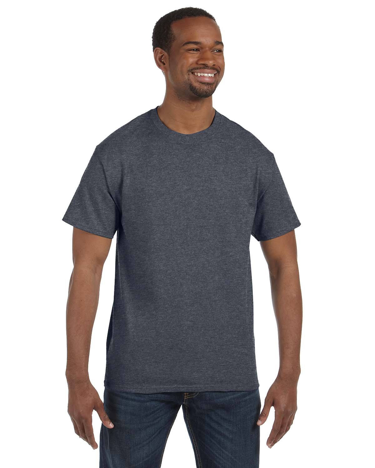 Hanes Tagless® Men`s T-Shirt Charcoal Heather