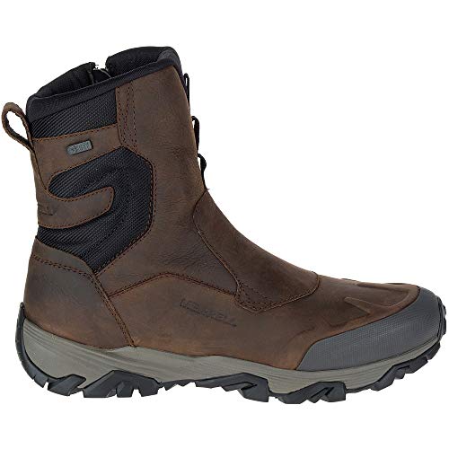 Merrell Men's COLDPACK ICE+ 8" Zip Polar Waterproof Snow Boot, Copper Mountain, 12 M US