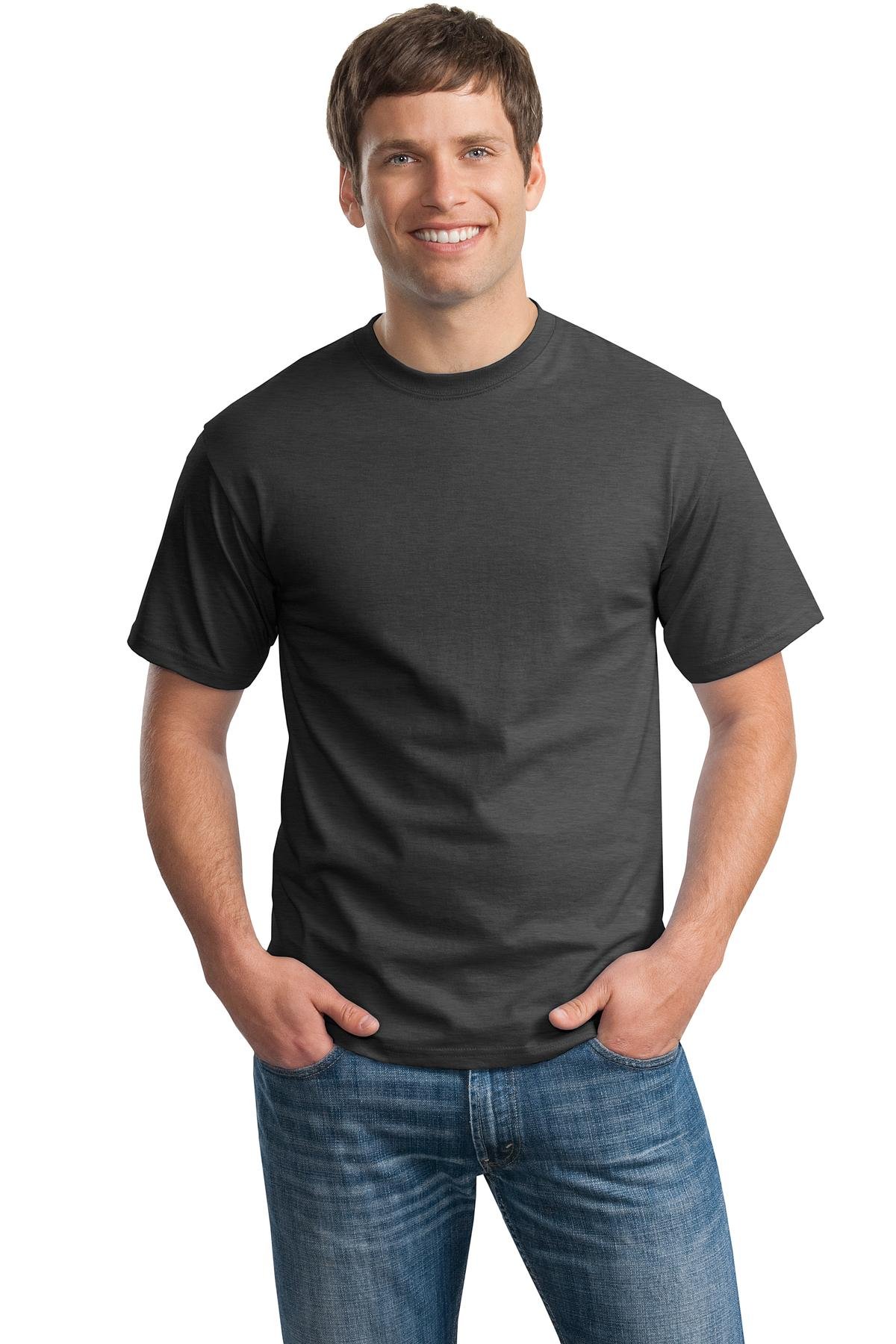 Hanes Tagless® Men`s T-Shirt Charcoal Heather