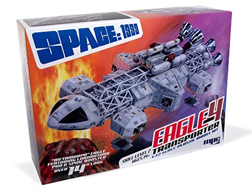 MPC 14" Space:1999 Eagle 4 Featuring Lab Pod & Spine Booster 1:72 Scale Model Kit