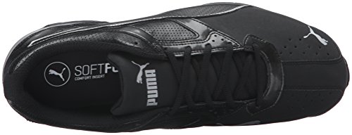 PUMA Men's Tazon 6 FM Shoes, PUMA Black/PUMA Silver, 12 M