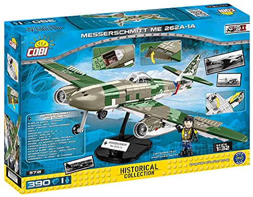 Cobi toys 390 Pcs Hc WWII /5721/ Messerschmitt Me 262A 1A