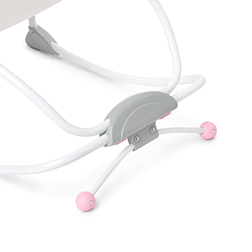 Bright Starts Disney Baby Minnie Mouse Infant to Toddler Rocker with Vibrations and Removable-Toy Bar - Forever Besties, Newborn +