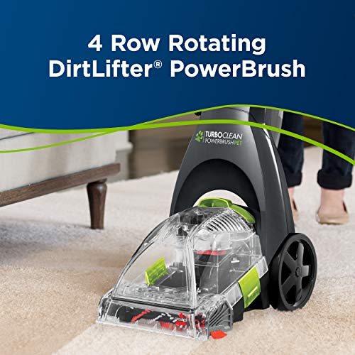 Bissell Turboclean Powerbrush Pet Upright Carpet Cleaner Machine and Carpet Shampooer, 2085