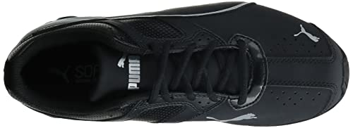 PUMA Men's Tazon 6 FM Shoes, PUMA Black/PUMA Silver, 12 M