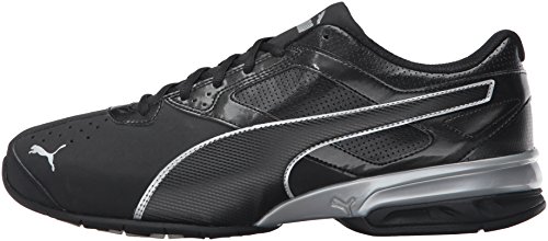 PUMA Men's Tazon 6 FM Shoes, PUMA Black/PUMA Silver, 12 M
