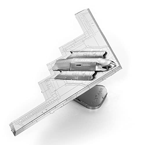 Fascinations Metal Earth Premium Series B-2A Spirit Stealth Bomber 3D Metal Model Kit
