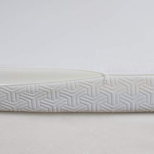 Sleep Philosophy Gel Infused Memory Foam Mattress Topper Luxurious All Season Enhanced Bed Support, Twin(4" Thick), Removable 3M Cover Scotchgard Moisture Wicking Cover
