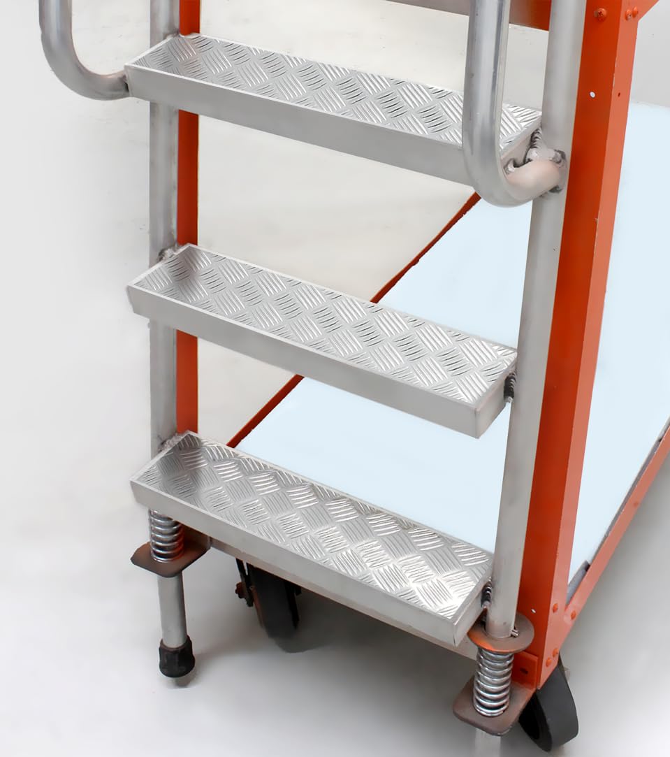 Industrial Utility Diamond Plate Metallic Chrome Finish Vinyl Wrap Silver 17.8 Inches x 6.5 Feet Sheet Adhesive Roll for Shelves Walls Flooring