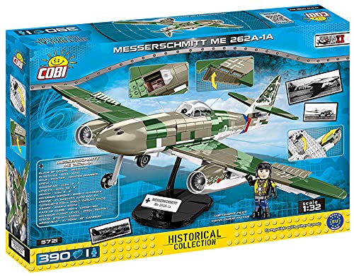 Cobi toys 390 Pcs Hc WWII /5721/ Messerschmitt Me 262A 1A