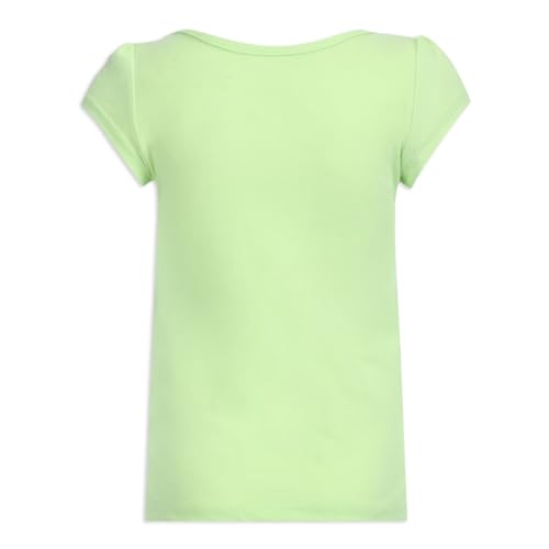 Sesame Street Girls' Modern/Fitted, Green Elmo Smile, 3T
