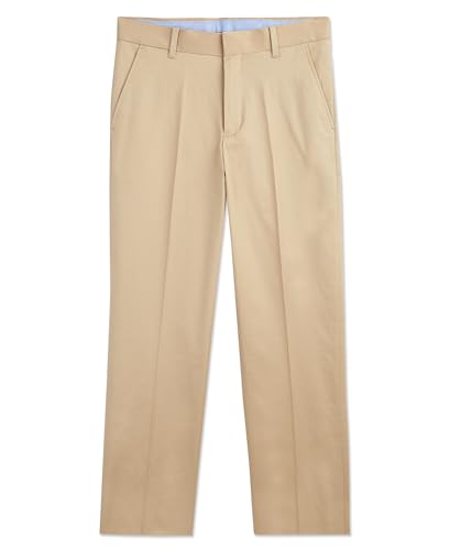 Tommy Hilfiger Boy's Fine Twill Pants (Big Kids) Medium Khaki 18 Big Kid