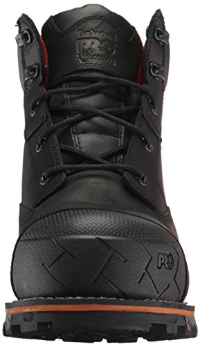 Timberland PRO Men's Boondock 6 Inch Composite Safety Toe Waterproof Industrial Work Boot, Black, 10.5