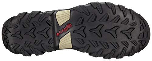 Columbia Men's Newton Ridge Plus II Suede Waterproof Boot, Breathable with High-Traction Grip,elk/mountain red,17