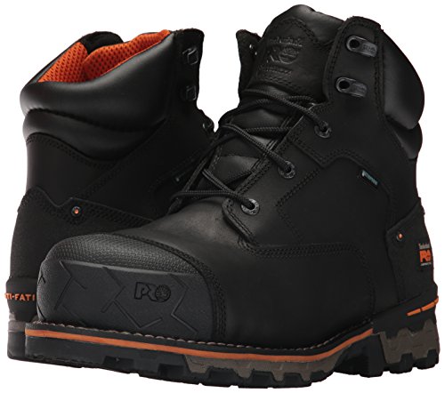 Timberland PRO Men's Boondock 6 Inch Composite Safety Toe Waterproof Industrial Work Boot, Black, 10.5