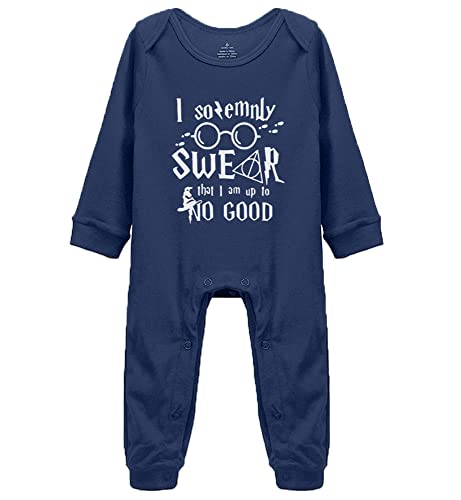 Solemnly Swear I'm Up to No Good Baby Boy Girl Onesie Newborn Organic Bodysuit