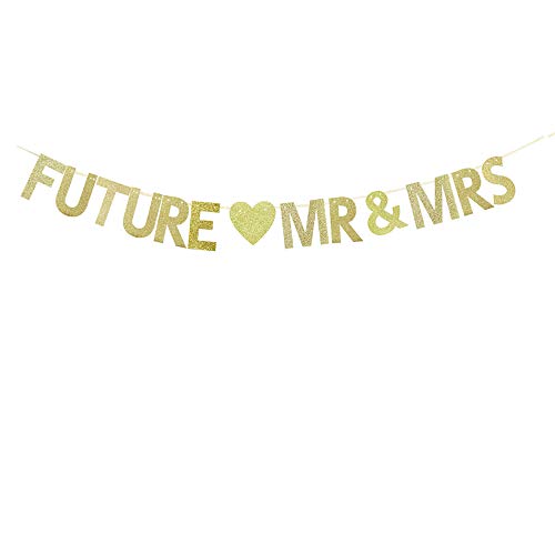 Future Mr & Mrs Banner,Wedding Party Decor,Bridal Shower/Engagement/Bachelorette Party Decorations.