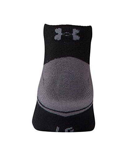 Under Armour Adult Resistor 3.0 Low Cut Socks, Multipairs, Black/Graphite (6-Pairs), Medium
