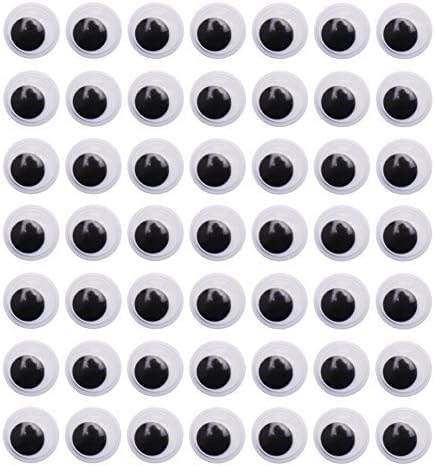 DECORA 6mm Round Wiggly Toy Eye with Self-adhesive 1000 Pieces