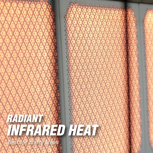 Mr. Heater 30,000 BTU Vent Free Radiant Propane Heater For Cold Rooms, Additions, Sun Rooms & Cabins - White