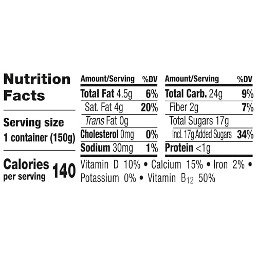 So Delicious Dairy Free Coconut Milk Yogurt Alternative, Raspberry, Vegan, Non-GMO Project Verified, 5.3 oz.