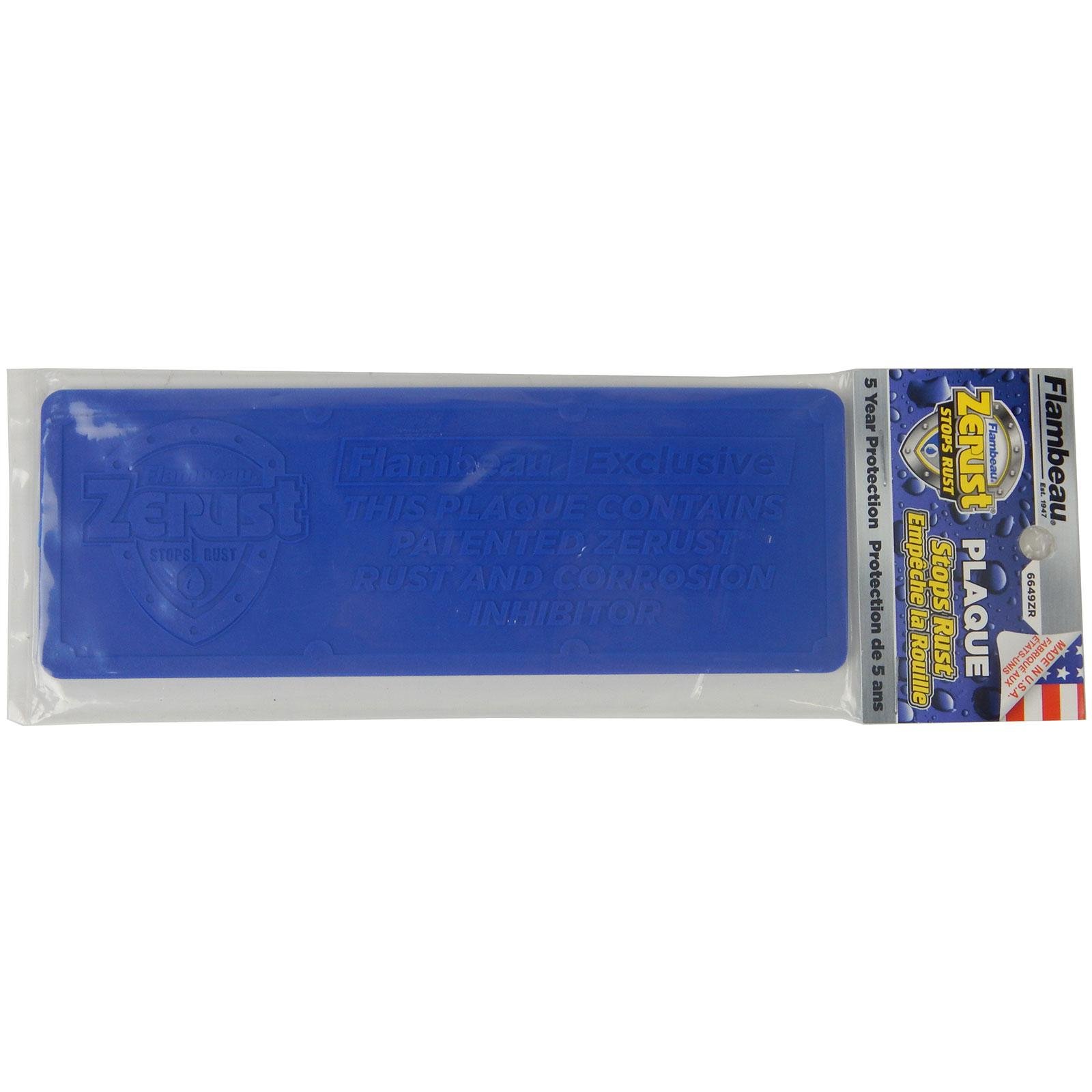 Flambeau Outdoors, 6649ZR, Zerust Plaque, Anti-Corrosion Accessory, Blue