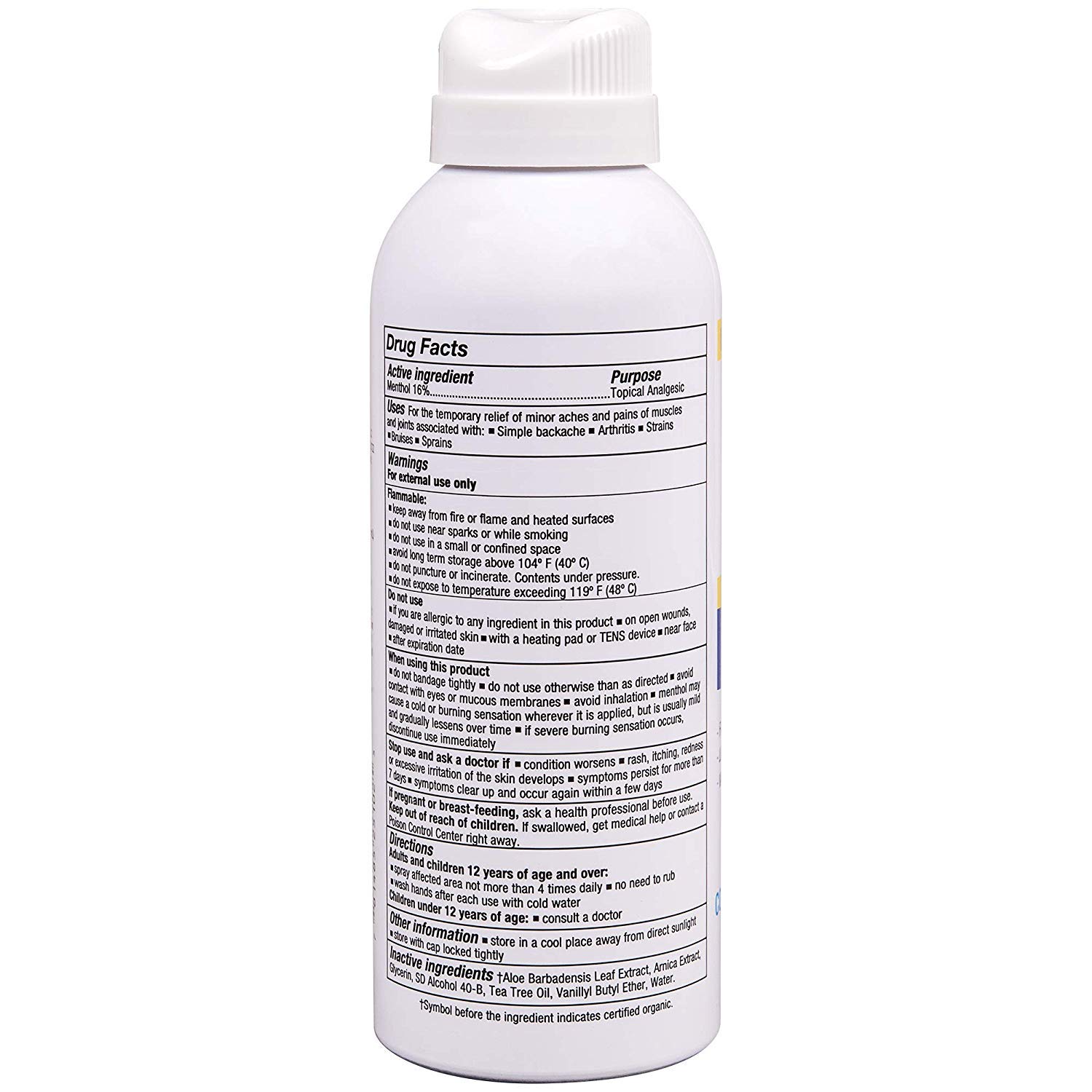 Zim's - Max-Freeze Maximum Muscle & Joint Pain Relief Continuous Spray Formula Vanishing Scent - 4 oz. by Zims
