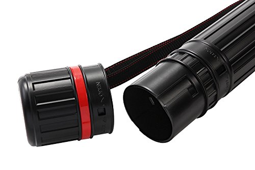 DSM Brand - Telescoping Art Tube. Documents Blueprints Artwork Hard Plastic Expandable Carrying Case 4.25" Diameter 25-40"