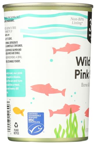 365 by Whole Foods Market, Wild Alaskan Pink Salmon, 14.75 Ounce