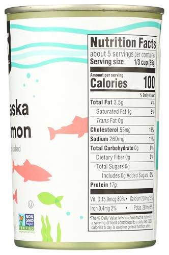 365 by Whole Foods Market, Wild Alaskan Pink Salmon, 14.75 Ounce