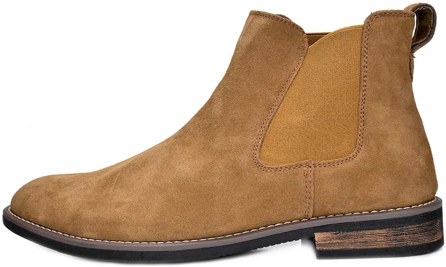 Bruno Marc Mens Urban-06 Tan Suede Leather Chelsea Ankle Boots - 12 M US
