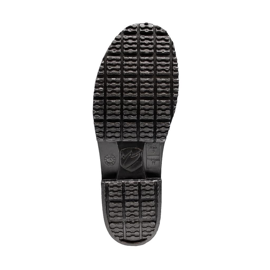 DUNLOP Protective Footwear, DuraPro Steel Toe, 100% Waterproof Polyblend PVC Material, Comfortable DURAPRO Energizing Insoles, Lightweight and Durable, 8908600.08, Size 8 US, Black
