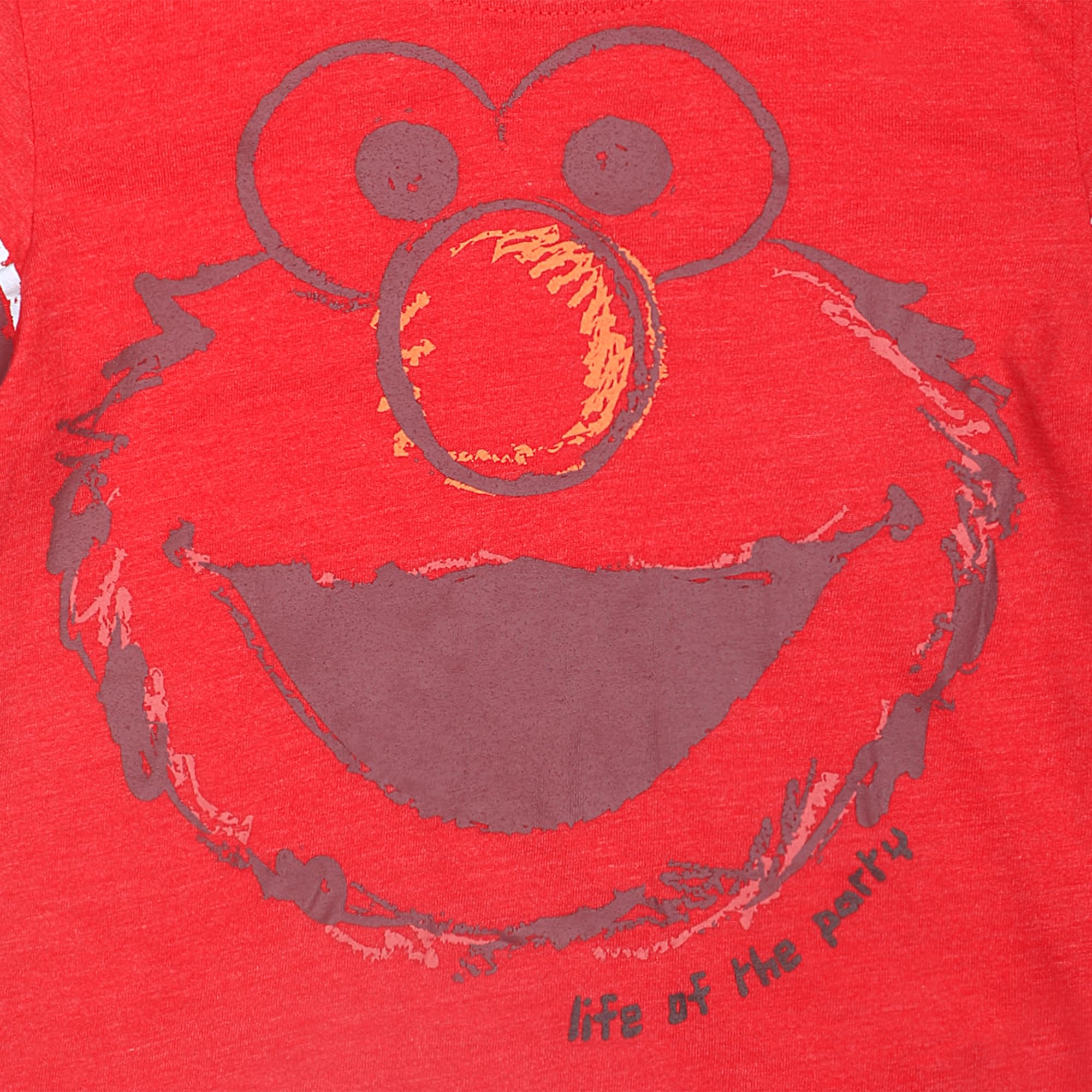 Sesame Street Elmo Boys’ T-Shirt for Infant and Toddler – Red
