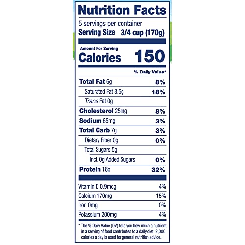 Stonyfield Organic Greek Whole Milk Yogurt, Plain, High in Protein (16g), Multiserving Snack & Cooking Substitute, 30 Oz