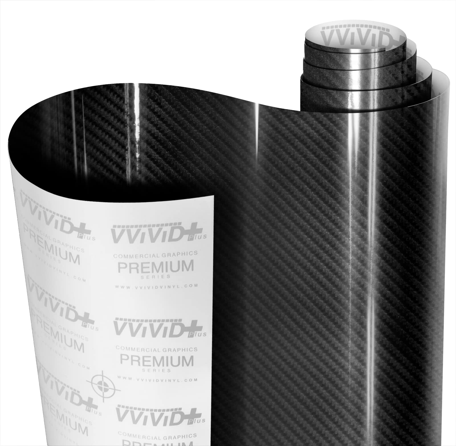 VViViD Super Gloss Black Carbon Fiber Tek Art 12 Inches x 60 Inches 5yr Outdoor/Interior Realistic Carbon Design Vinyl Wrap for Cars, Boat, Bike