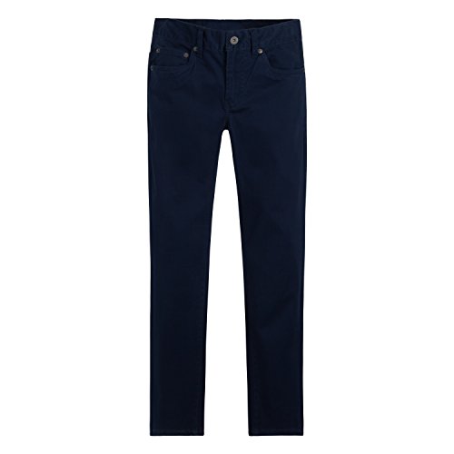 Levi's Boys' Little 511 Slim Fit Uniform Pants, Dress Blues, 5