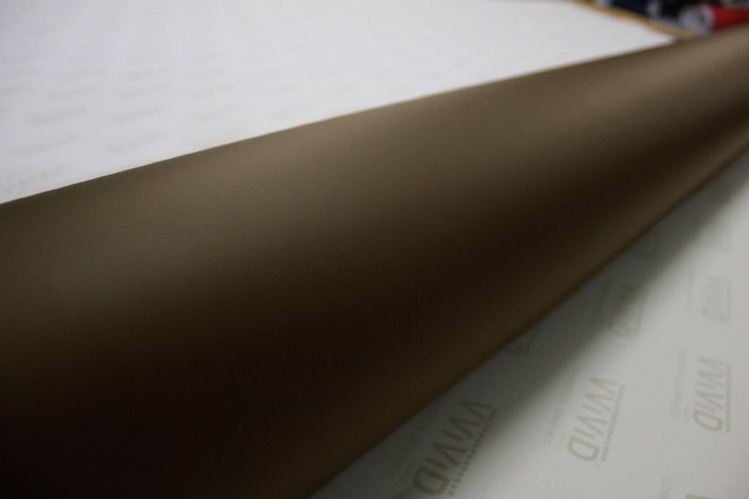 VViViD XPO Matte Brown Vinyl Wrap Roll with Air Release Technology (1ft x 5ft)