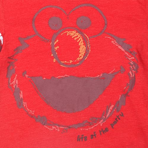 Sesame Street Elmo Boys’ T-Shirt for Infant and Toddler – Red