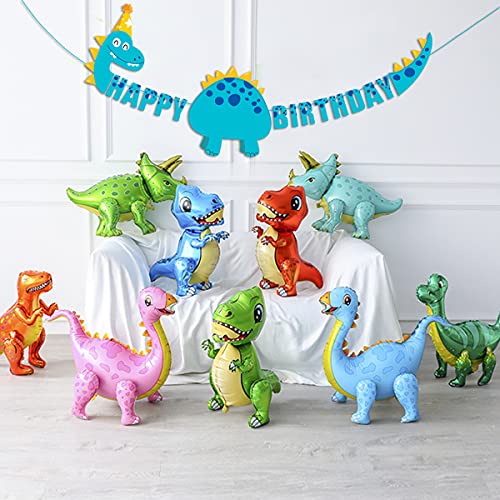 Dinosaur Happy Birthday Banner Cute Pre-Assembled Party Supplies Decorations